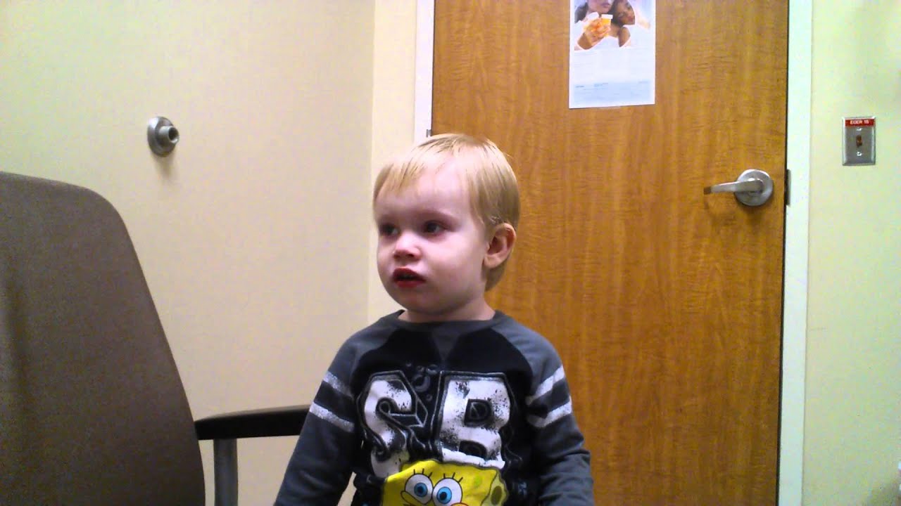 Emmitt at the doctor feeling puny :-( - YouTube
