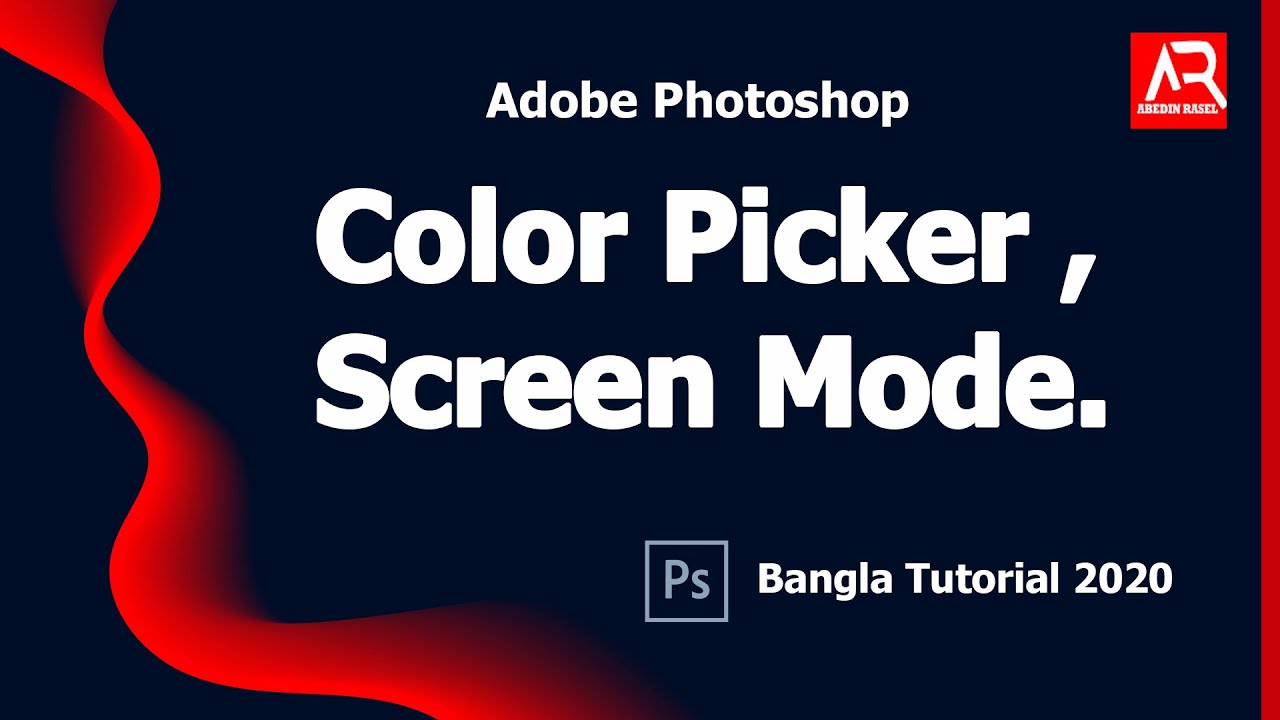 Color Picker ( Foreground Color , Background Color), Screen Mode ...