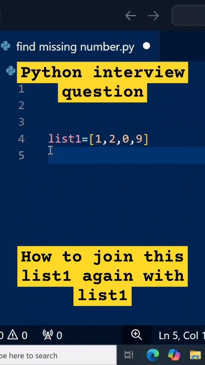python interview questions and answers _ python interview _ python full ...