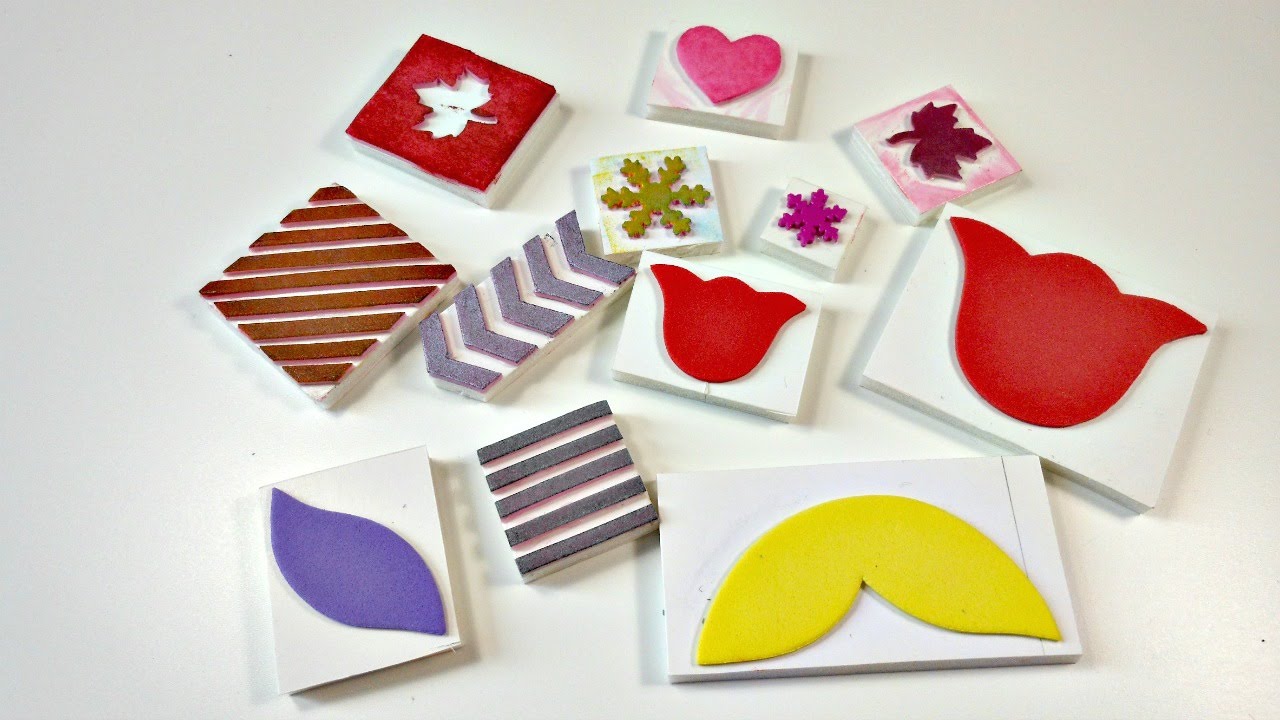 Creación de Sellos #1 Foamy | Crea sellos con goma eva | Mundo@Party ...