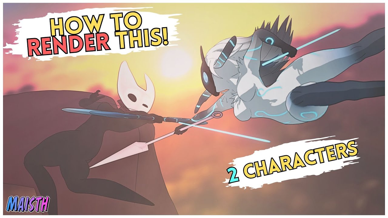 How to Pose, Process and Render TWO Characters in Blender - Blender ...