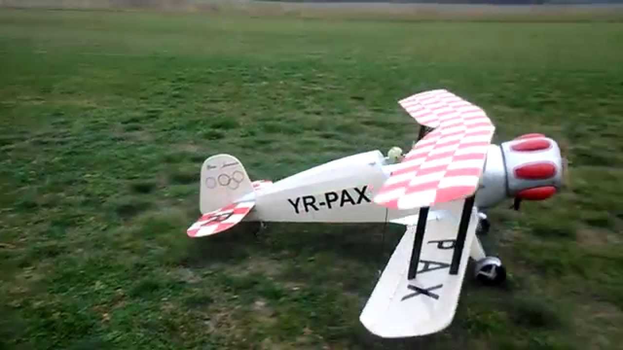 Bucker bu 133 jungmeister rc plane seagull models - YouTube