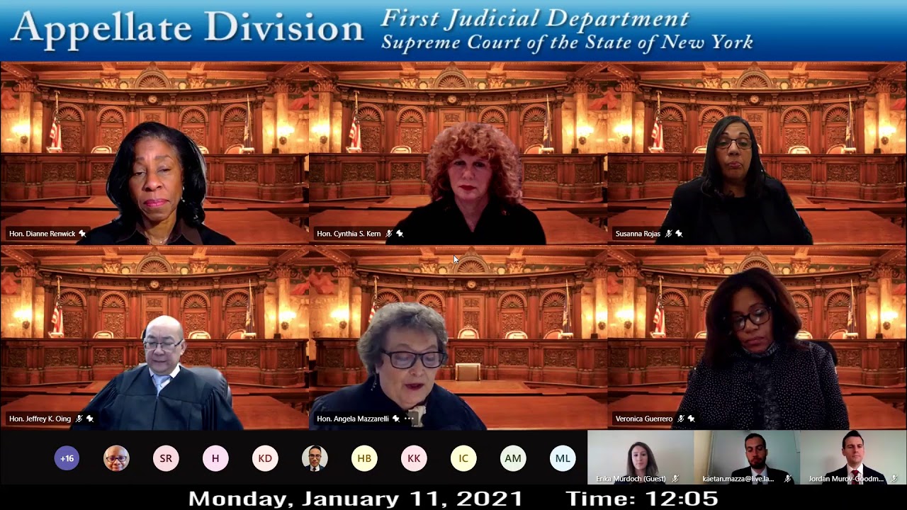 Appellate Division, First Department Live Stream - YouTube