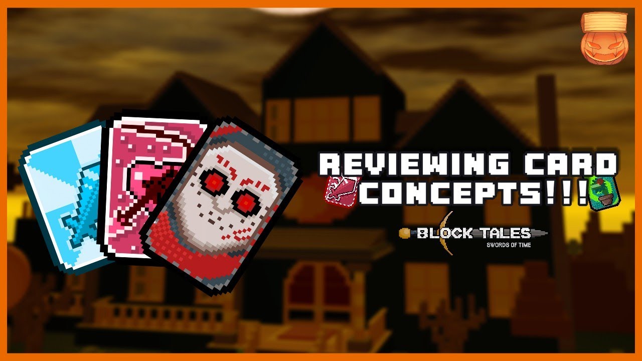 REVIEWING EVEN MORE CARD CONCEPTS!!! Roblox Block Tales - YouTube