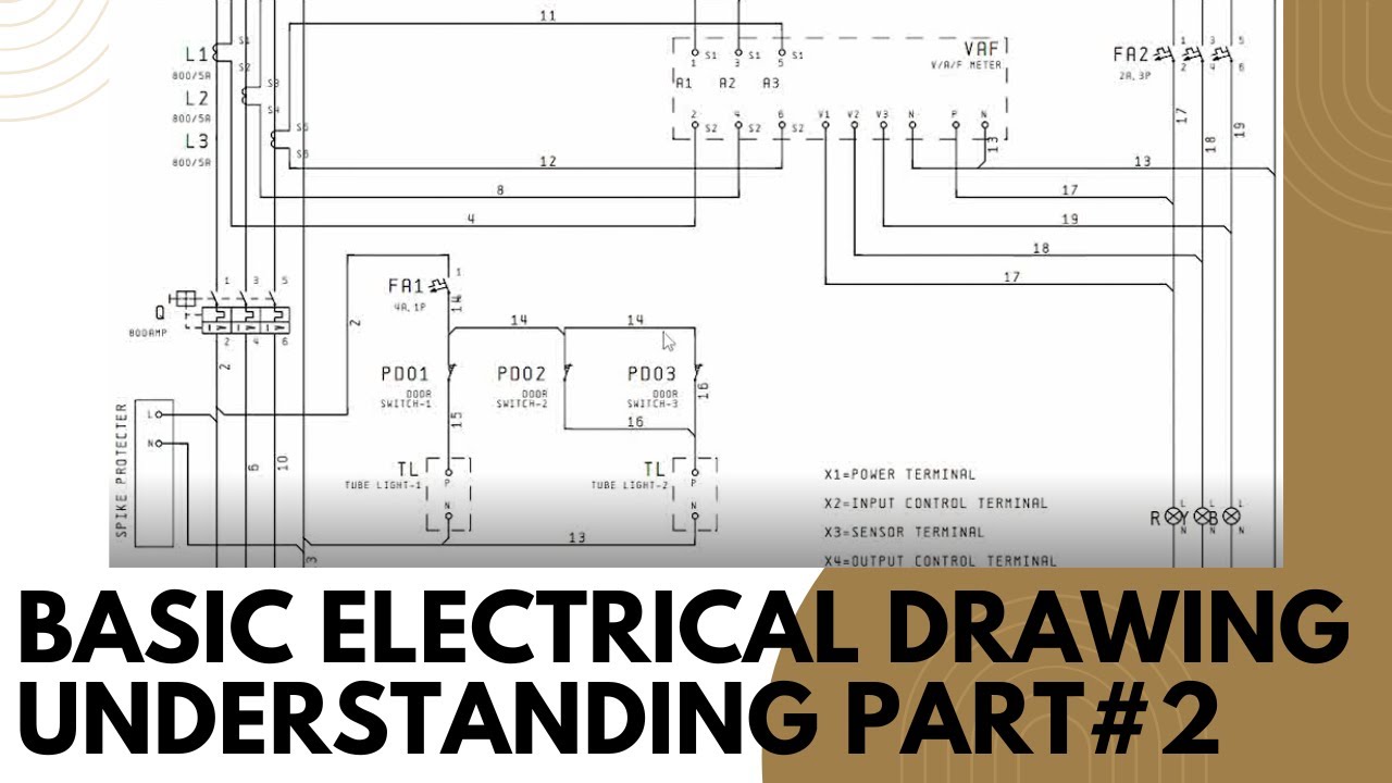 How to Understand Electrical Drawing || Troubleshoot fault by ...