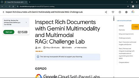 Inspect Rich Documents with Gemini Multimodality and Multimodal RAG - YouTube