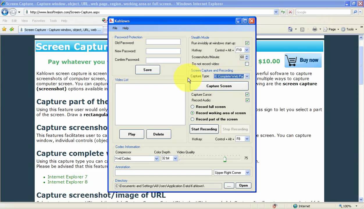 Capture IE web page.avi - YouTube