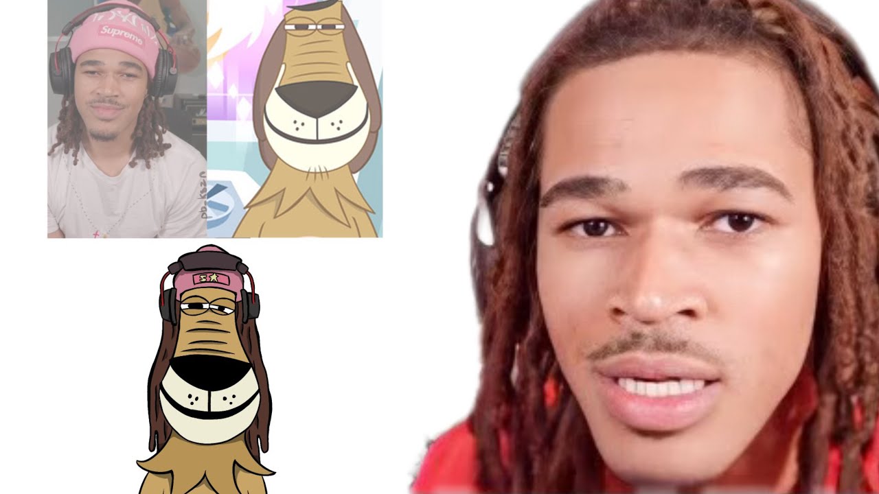 Plaqueboymax Reacts To Dukey From Johnny Test Art Of Him - YouTube