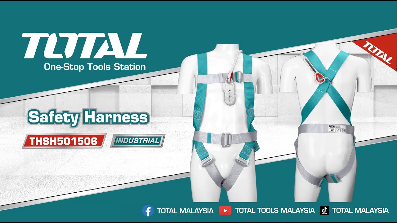 TOTAL Safety Harness THSH501506 - YouTube