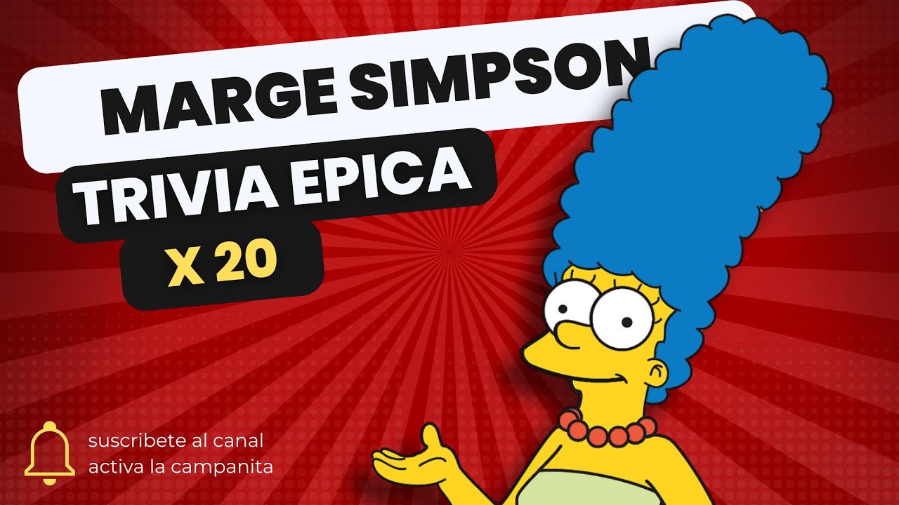 💙🍳 ¡Trivia de Marge Simpson! | ¿Qué tanto sabes de la matriarca de ...