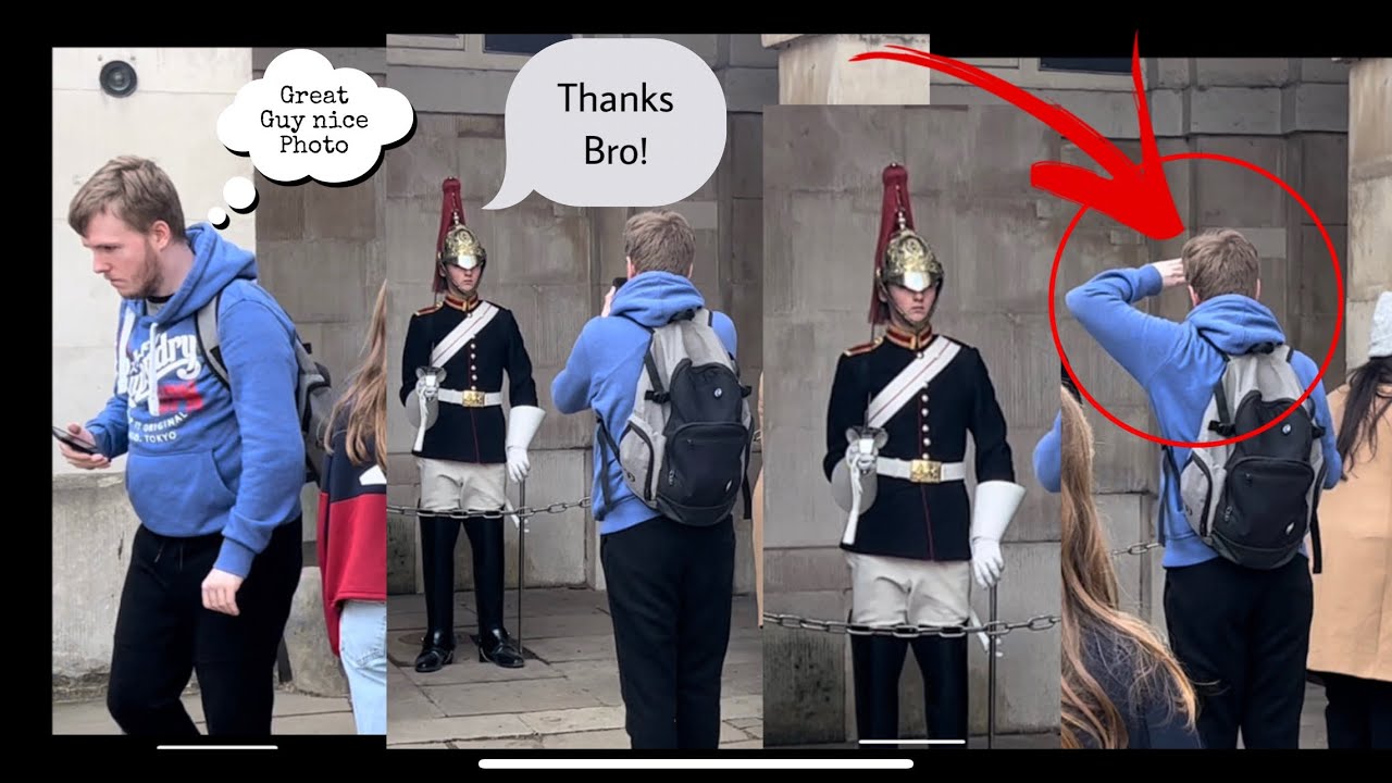 Very… very… Rare Moment | After taking a photo, this man show’s his ...