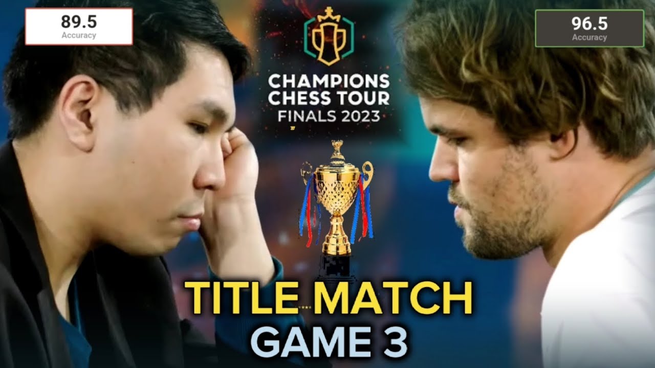 TITLE MATCH | GAME 3: The FIRST LOSE of Wesley So against Magnus ...