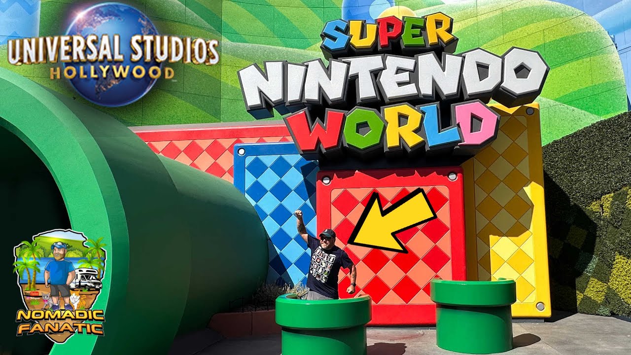 *NEW ~ Super Nintendo World & More @ Universal Studios Hollywood! - YouTube