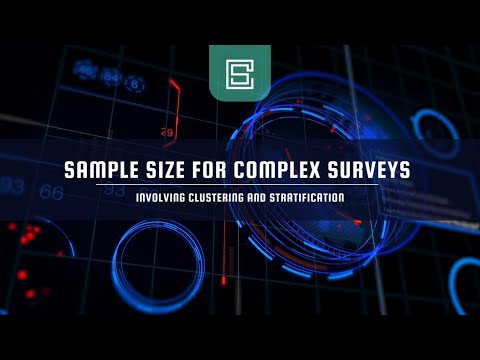 Sample size for complex surveys involving clustering and stratification ...