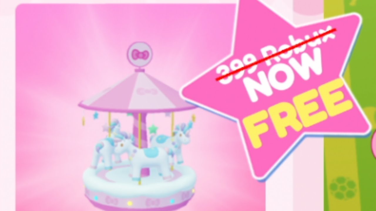 FREE hello kitty carousel limited item! day 1 tutorial - YouTube