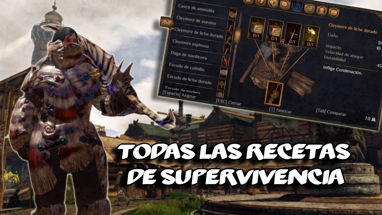 Todas las recetas de Outward definitive edition de Supervivencia (SIN ...