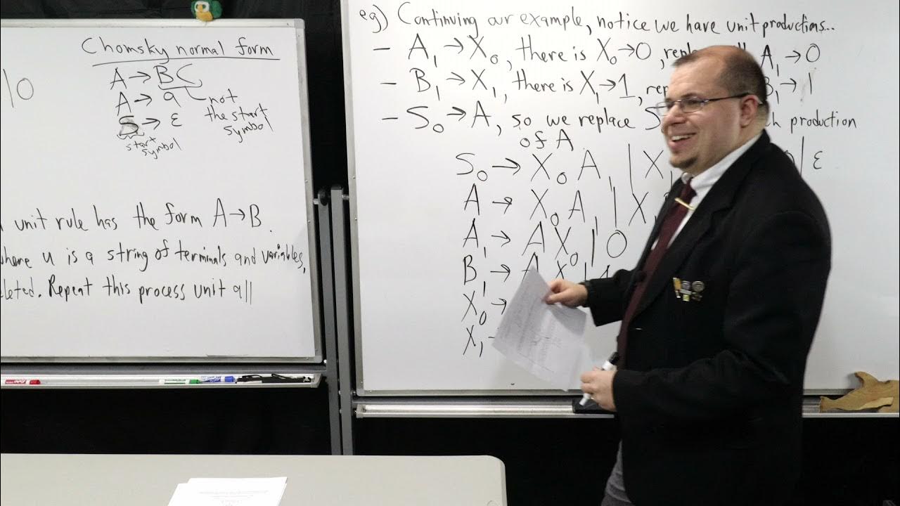 F2021 CS 411/811 Lecture 20 (Chomsky Normal Form (Part 2), Intro to Pushdown Automata) - YouTube