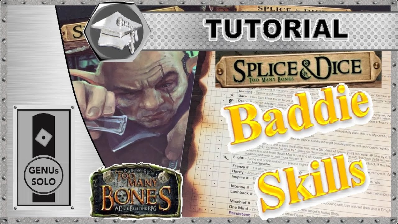 Too Many Bones: Splice & Dice - Baddie Skills - Tutorial - Vorbereitung ...