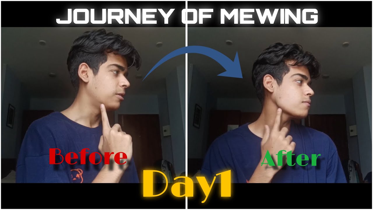I STARTED MEWING! (3 exercises for a better jawline) - YouTube
