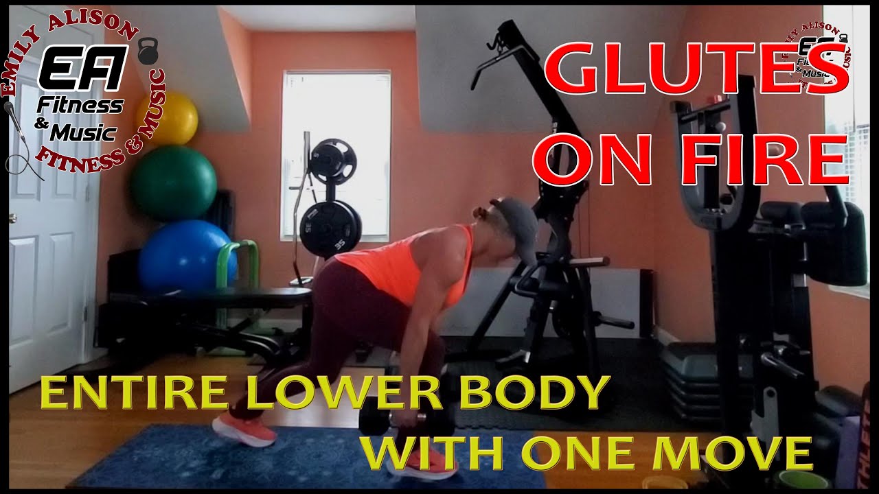 GLUTES ON FIRE / Reverse Lunge & Split Stance Deadlift - YouTube