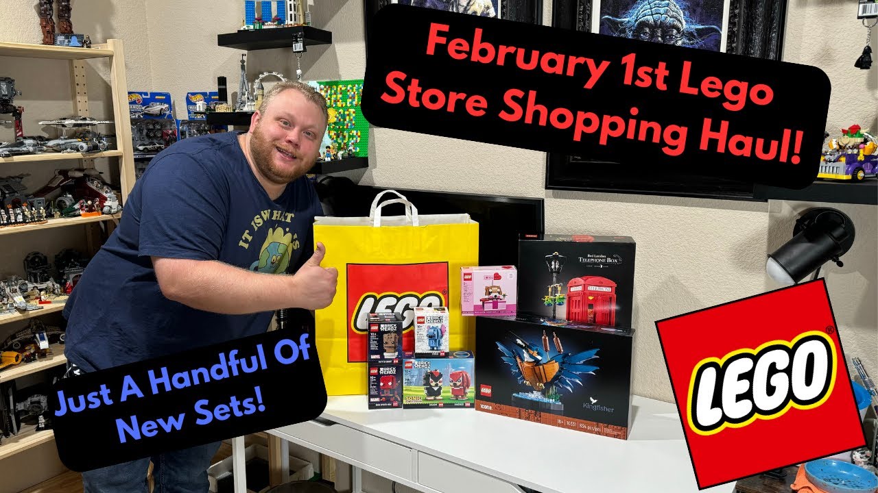 February 1st Lego Store Shopping Haul! (Just A Handful Of New Sets ...