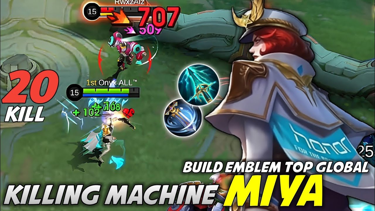20 KILL + 2X TRIPLE KILL!! MIYA 100% UNSTOPPABLE | Best Killing Machine ...