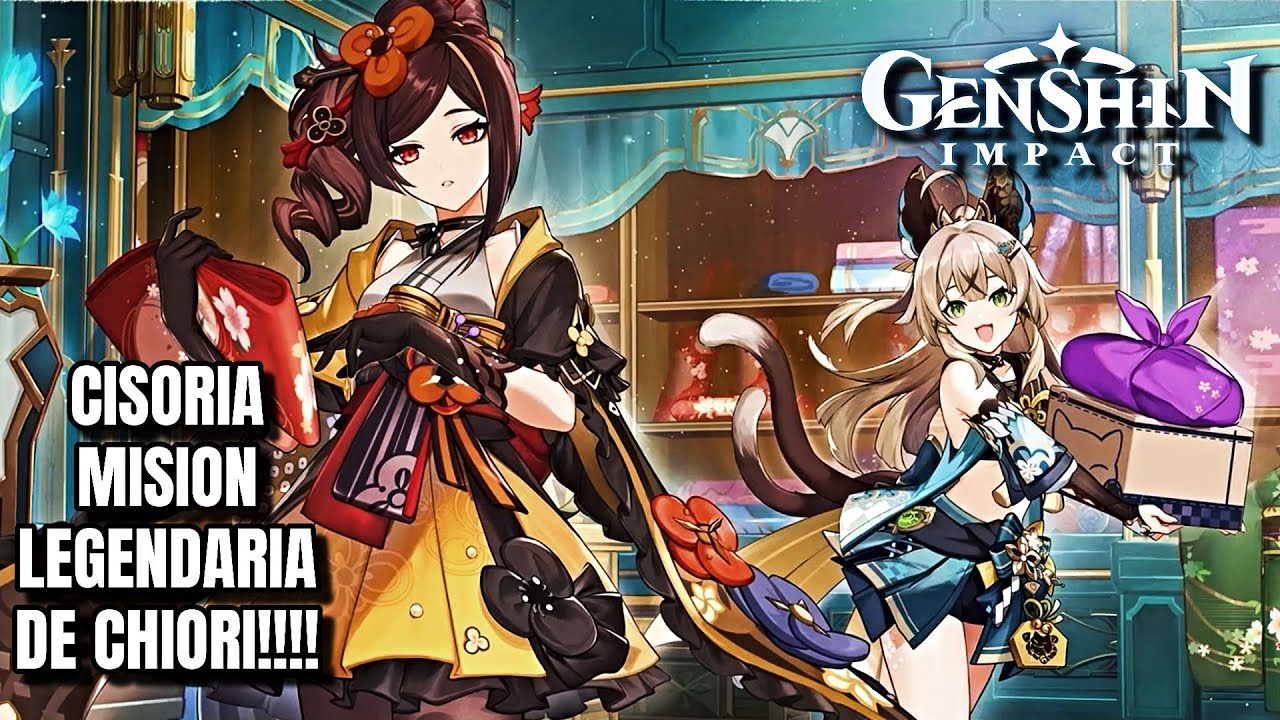 PENSE QUE CHIORI SOLO ME ENSEÑARIA A COSER... | Genshin Impact 4.5 ...