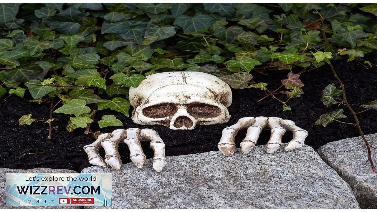 Skeleton Ground Breaker Outdoor Decoration Review - YouTube