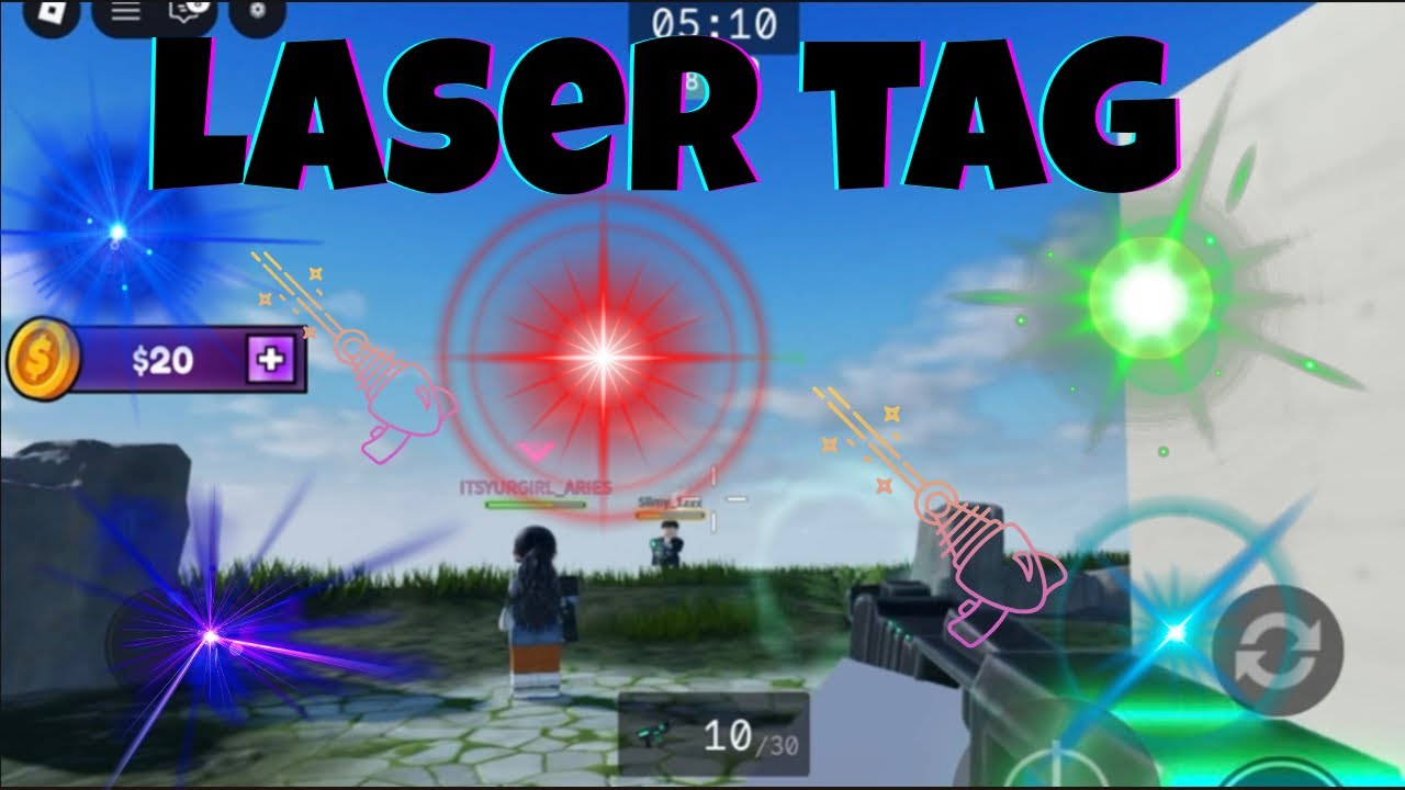 GAMERTOBER DAY 20 | LASER TAG | ROBLOX - YouTube