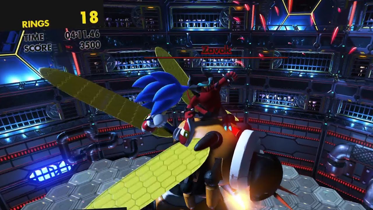 Sonic Forces Level 5: Boss Fight Zavok - YouTube