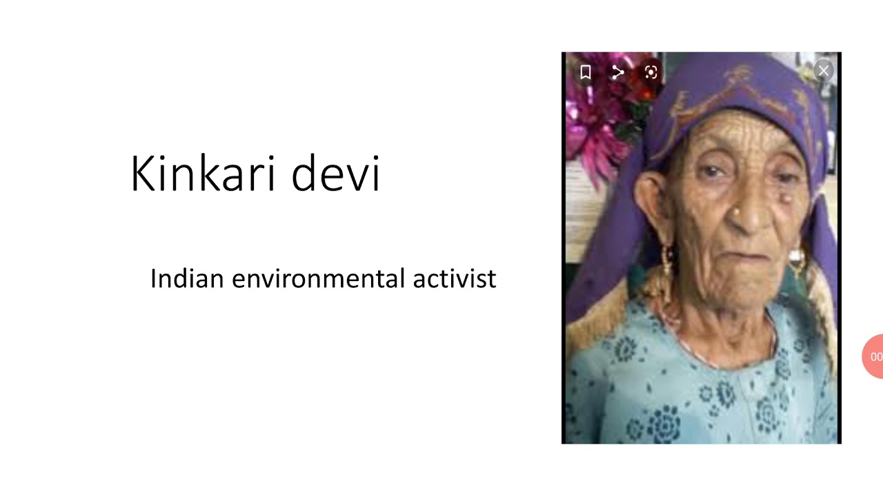 Kinkri devi environmental activist - YouTube
