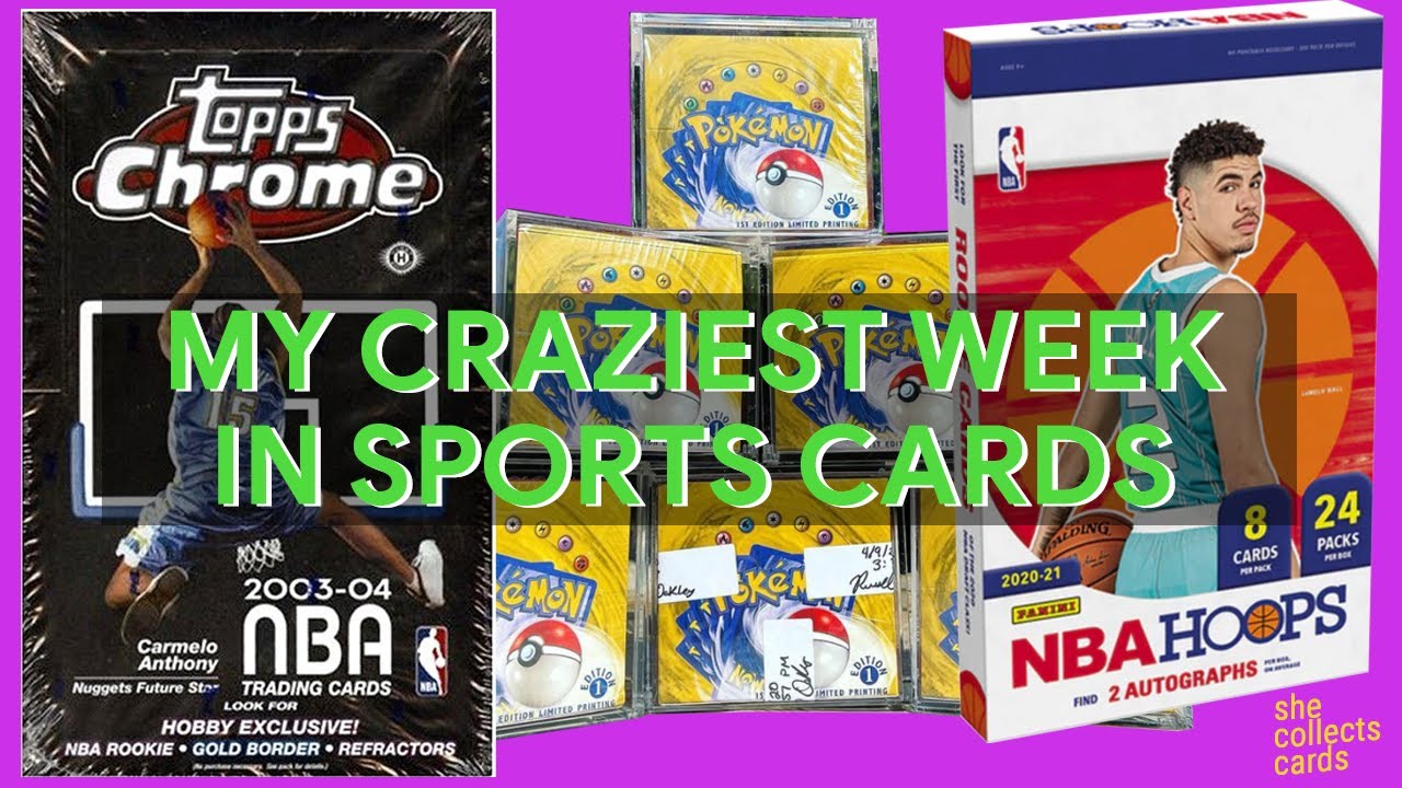MY CRAZIEST WEEK IN SPORTS CARD COLLECTING 😳 - YouTube