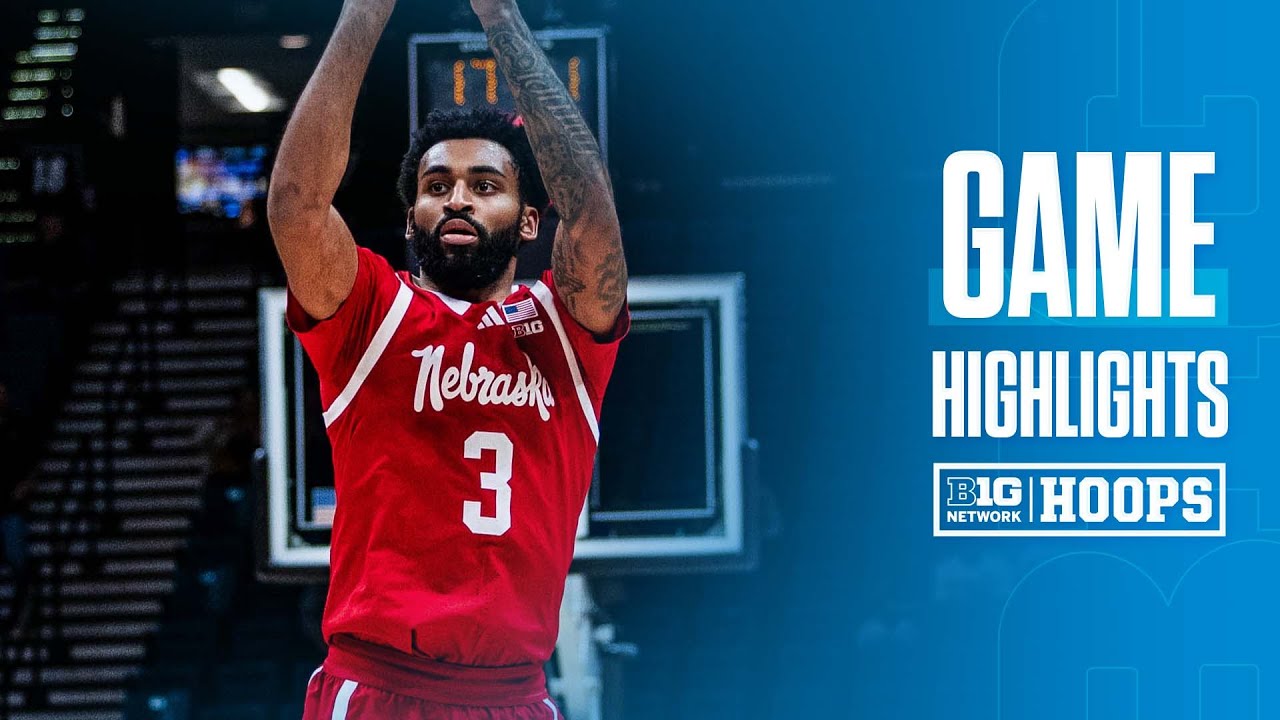 Nebraska vs. Arizona State | HIGHLIGHTS | Big Ten Men's Basketball | 3 ...