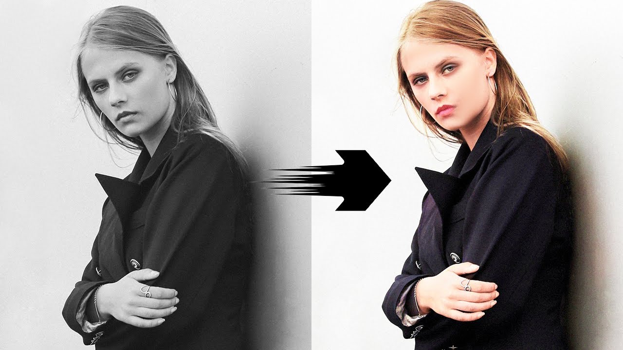 FREE TOOL to Auto-Colorize Black & White Photo|AA Editz| - YouTube