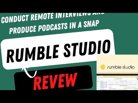 Rumble Studio Review and Demo Tutorial : Coucreote interviews and ...