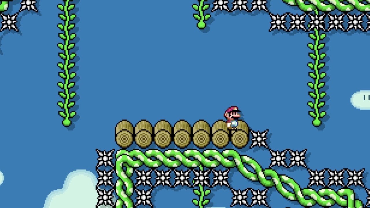 DKC2 Bramble Inspired Level In Mario Maker 2 - YouTube