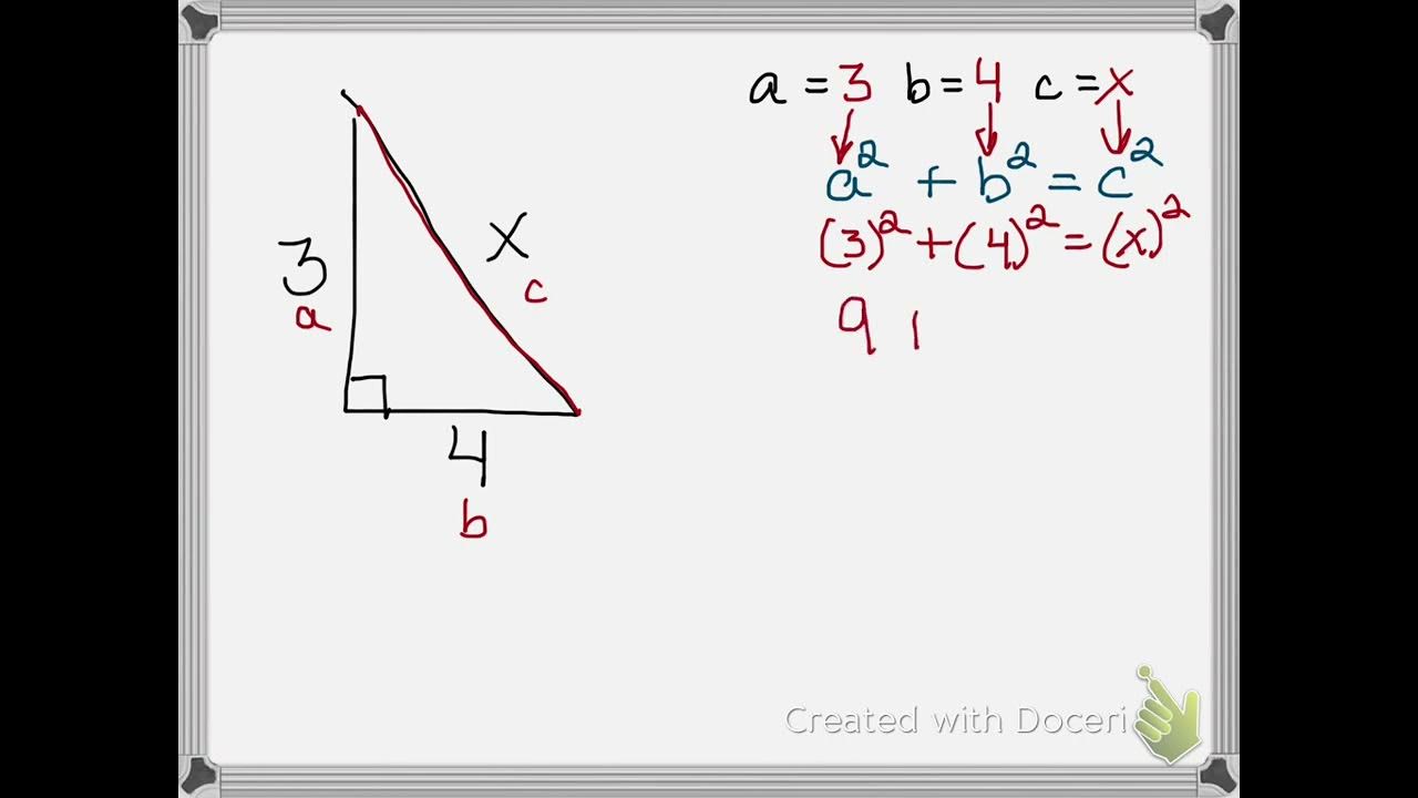 Pythagorean Theorem perfect square - YouTube