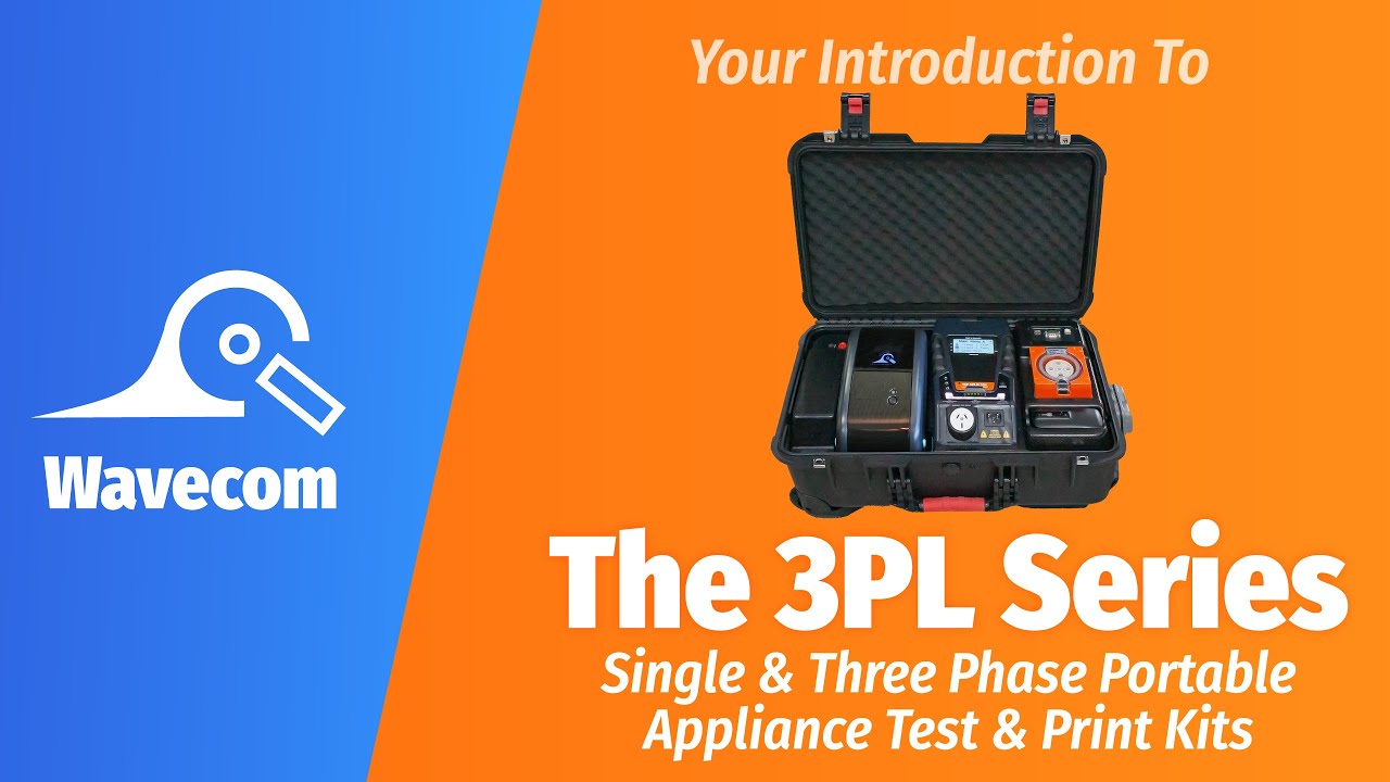 The 3PL Series - 3 Phase Portable Appliance Test & Print Kits - YouTube