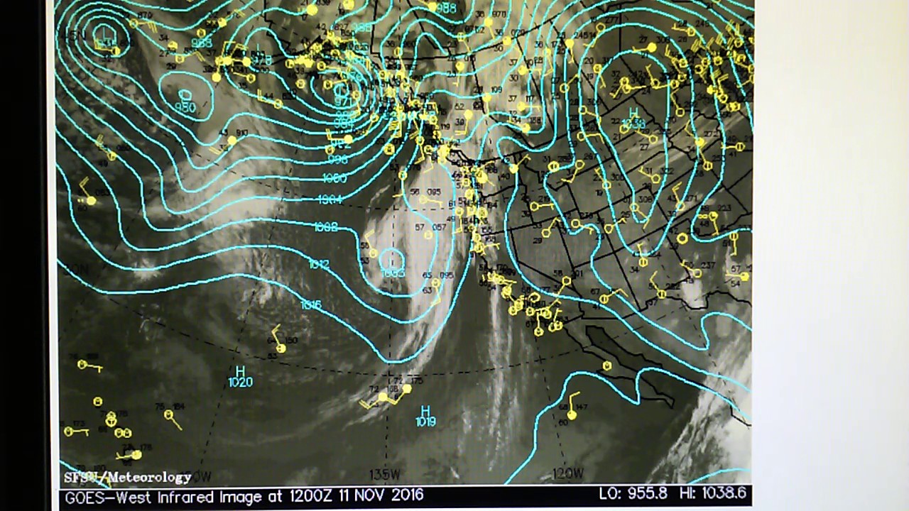 11-11-2016; Gale-Force Weather System Moving Toward CA Blocked - YouTube