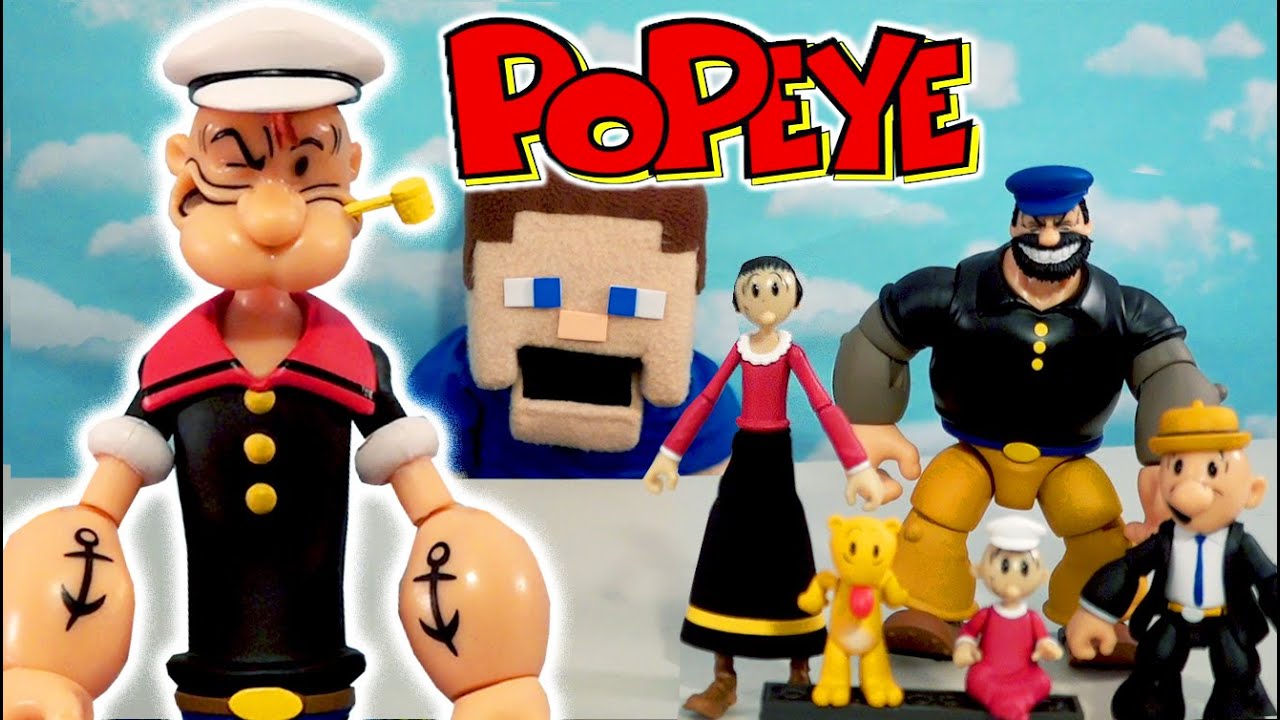 Popeye the Sailor Man - Boss Fight Studio Series 1 Figures - YouTube
