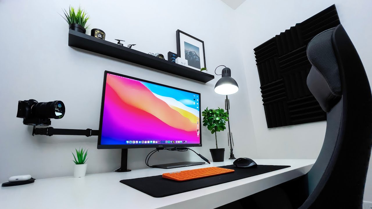 My Productive Desk Setup 2021 - YouTube