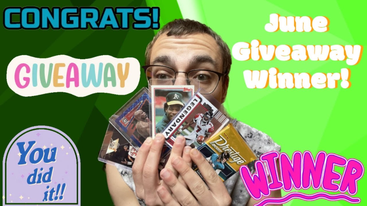 And the June Giveaway Winner Is...... - YouTube
