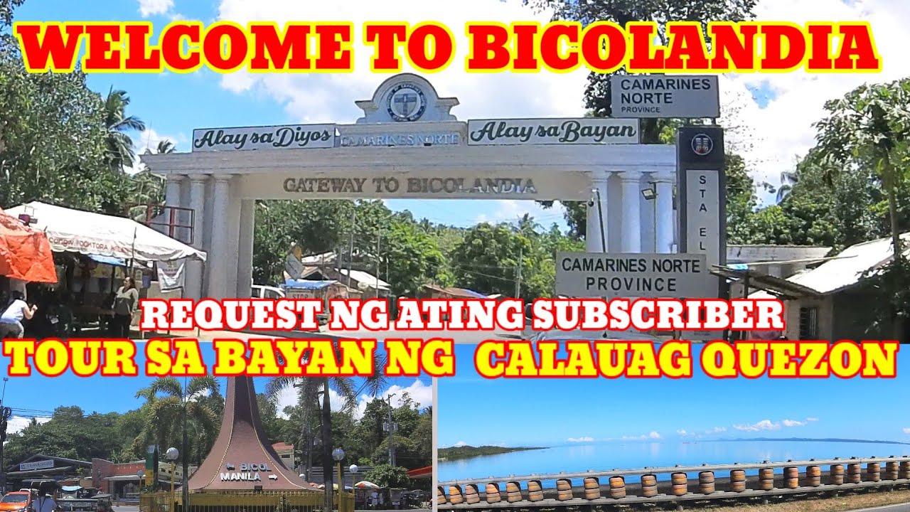 CALAMBA TO BICOLANDIA/TOUR SA CALAUAG QUEZON - YouTube