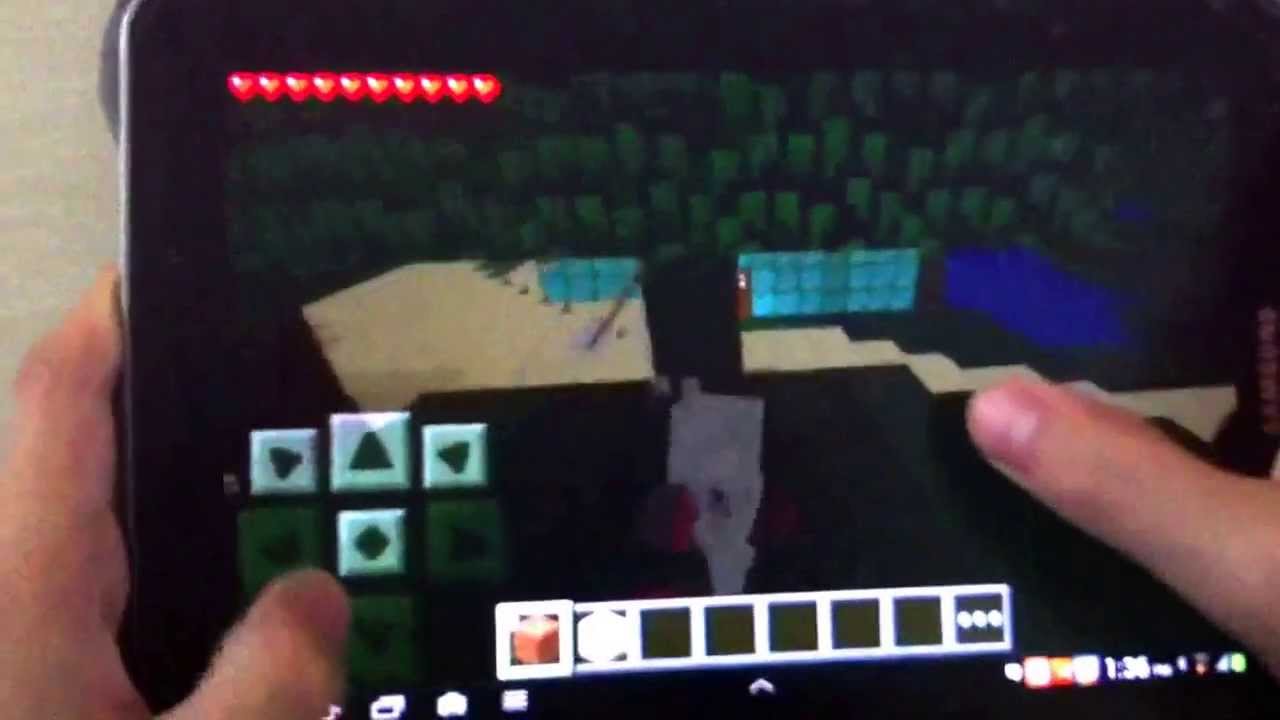Minecraft PE part 6 ( character lying down on the floor and walking at ...