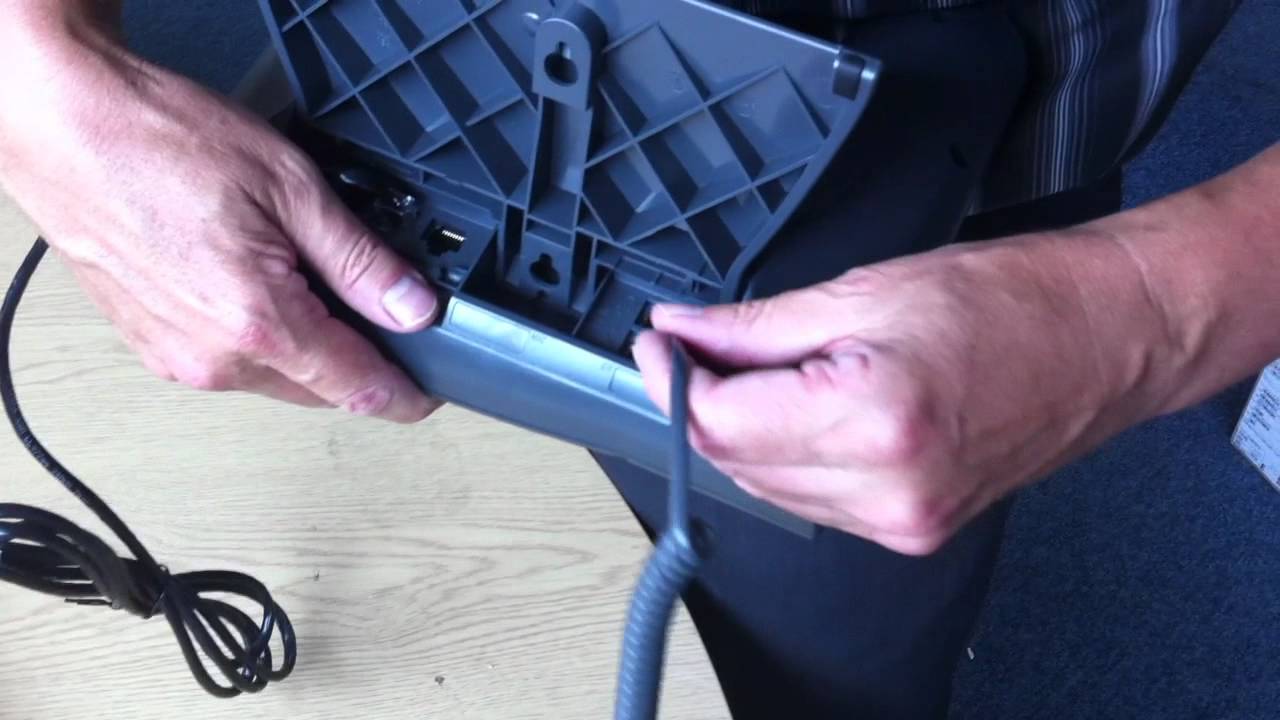 Cisco 7942 assembly - YouTube