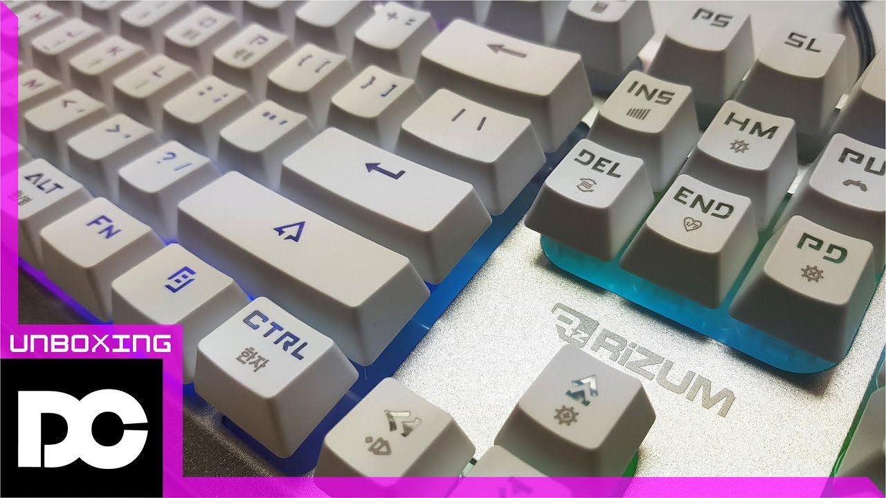 [DC튜브] 기계식 키보드 보다 더 좋다? RIZUM Z85 게이밍 키보드 강력추천 (언박싱) - YouTube
