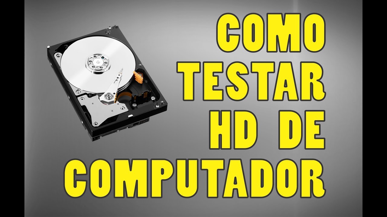 COMO TESTAR O HD DO COMPUTADOR - HDD SCAN - YouTube
