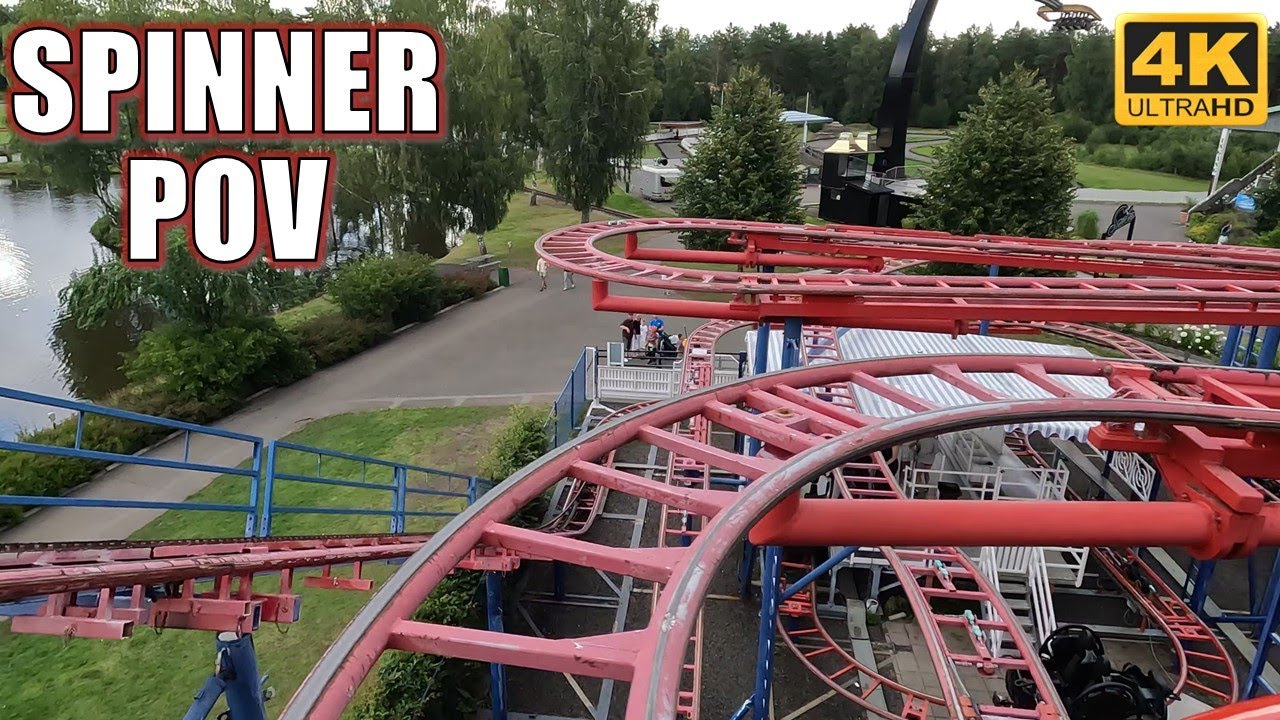 Spinner POV (4K 60FPS), Skara Sommarland Maurer Spinning Coaster | Non ...