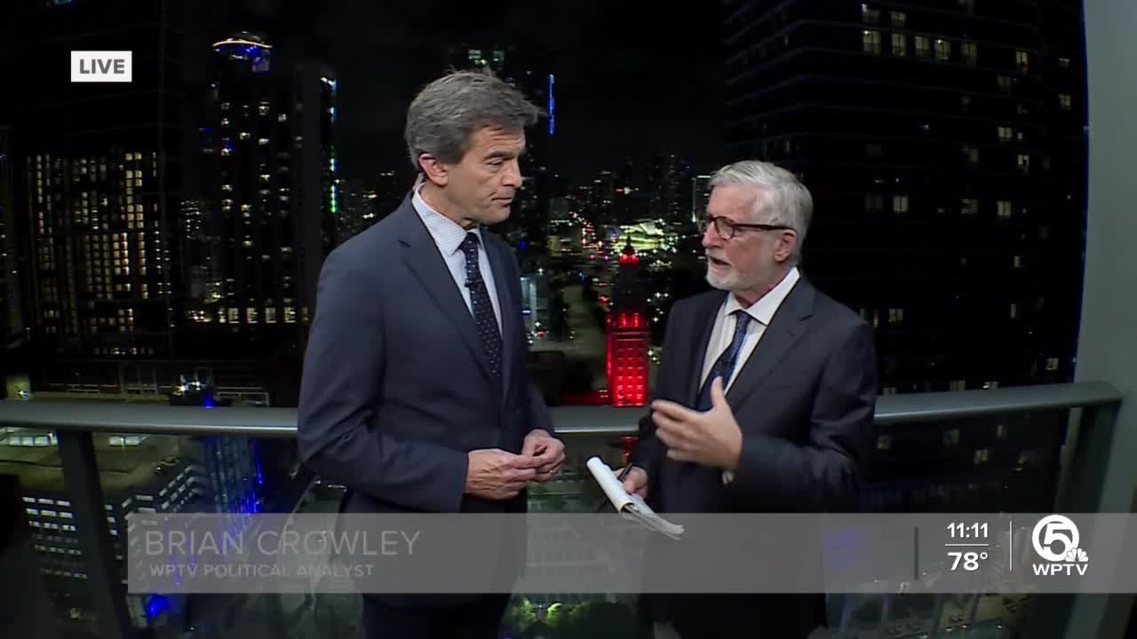 WPTV political analyst Brian Crowley talks about GOP debate - YouTube