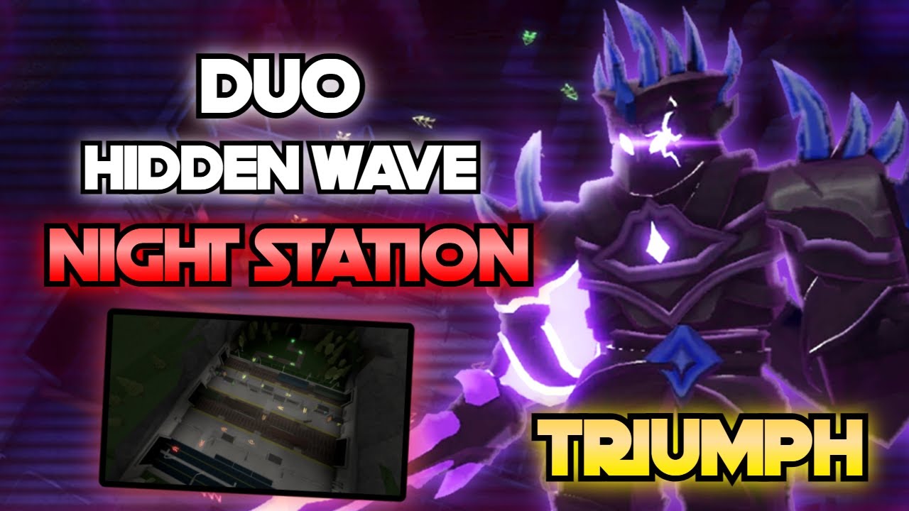 TDS HIDDEN WAVE DUO TRIUMPH ON NIGHT STATION ｜Tower Defense Simulator ...